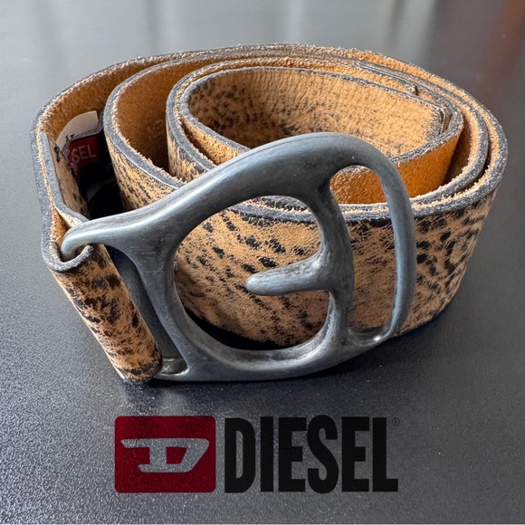 Diesel | Accessories | Diesel Leather Belt Anchor Style Buckle | Poshmark